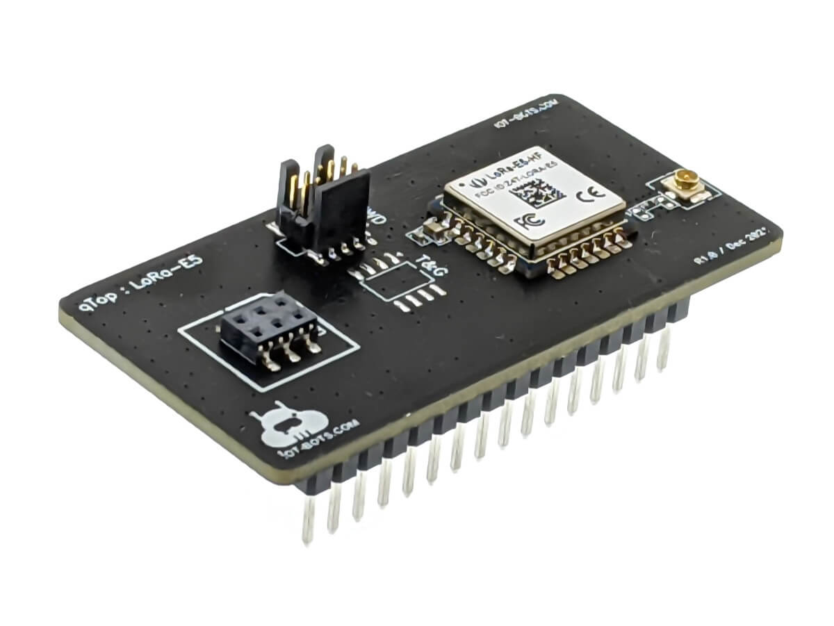 qTop Adafruit Feather Compatible LoRa Seeed LoRa-E5 shield – IOT-BOTS.COM